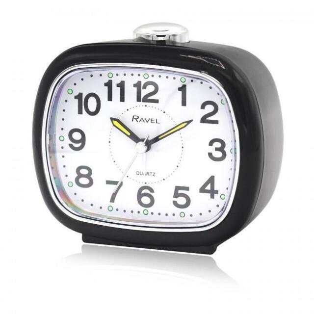 Ravel Large Sized Bedside Quartz Alarm Clock Rc045 Available Multiple ...