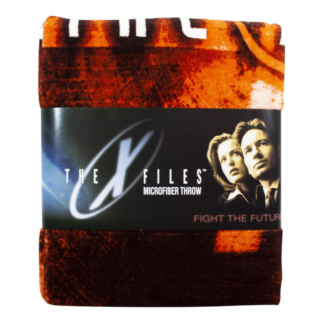 X Files Merchandise X-files Logo Lightweight Fleece Blanket 50 X 60 by ...