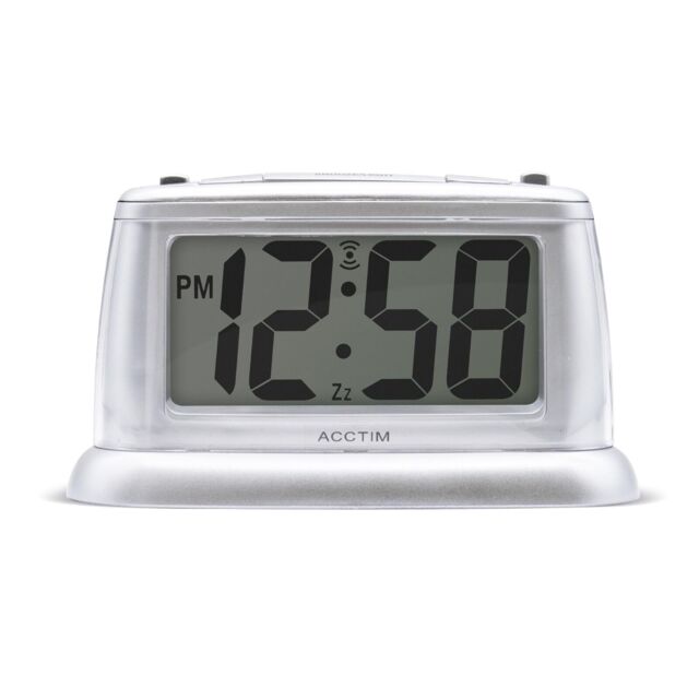 Acctim Juno Smartlite Digital Alarm Clock Silver - Smartlite® by eBay ...