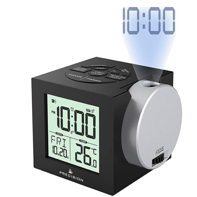 Precision Radio Controlled Projection Digital Alarm Clock Ap057 by eBay ...
