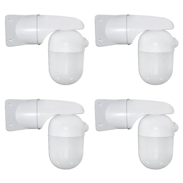 4 X Eterna Wellwhpir Led 'wellglass' Corner Mounted Light Fitting Pir ...