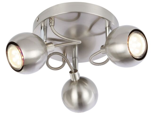 3 Way Ceiling Lights Adjustable Modern Kitchen Fitting Led Gu10 Lamp by ...
