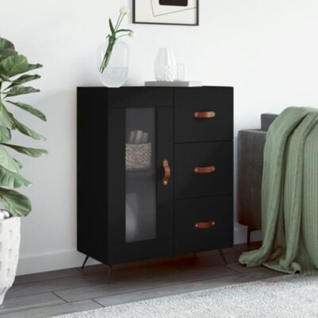 1 Door Sideboard Cabinet Home Storage Cupboard With 3 Drawers Unit by ...