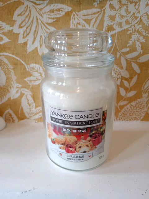 Yankee Candle Home Inspiration Cosy Up Large Jar - 538g Deck The Paws ...