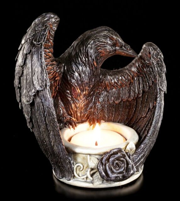 Raven's Ward Candle Holder - Alchemy The Vault - Raven Crow Gothic by ...