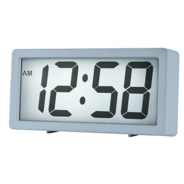 Acctim Linnea Jumbo Lcd Alarm Clock In Peppermint 15875 by eBay ...