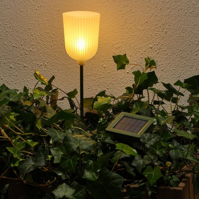 Ikea Solvinden Solar Powered Led Outdoor Garden Tulip Flower Bell by ...