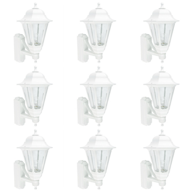 9 X Asd Cl/wk100 Coach Lantern Light Fittings - White by eBay ...