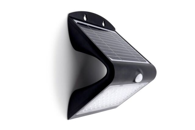 Integral Led True Solar Outdoor Wall Light Pir Ip65 500lm 4w 4000k by ...