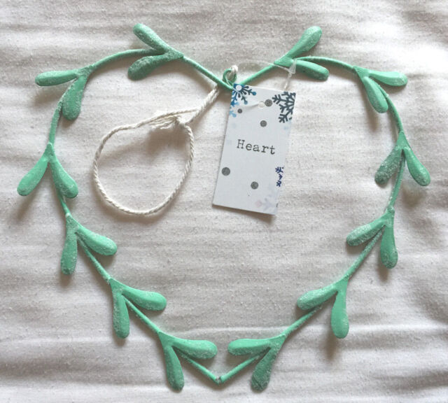 Hanging Heart Shaped Metal Mistletoe Decoration by eBay | ufurnish.com