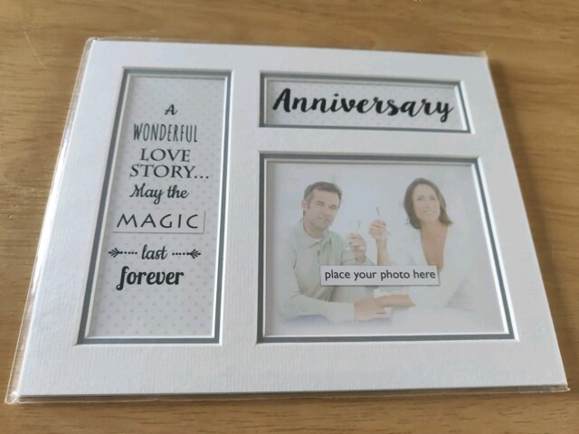 "Memory Mounts Frame Insert, A4 ""anniversary"",fit's 10"" X 8"" Photo ...