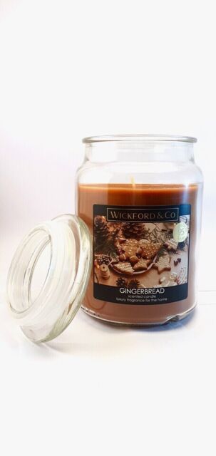Wickford & Co Luxury Scented Candle - Gingerbread - Large - Up To by ...