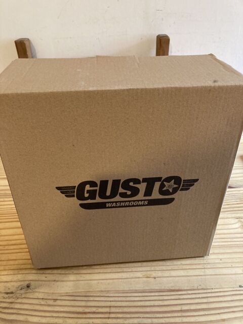 Gusto Stainless Steel Wall Mounted Drum Toilet Roll Holder Commercial ...