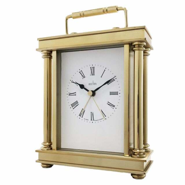 Acctim Gold Finish Quartz Battery Carriage Mantel Clock 'marlow' 37048 ...