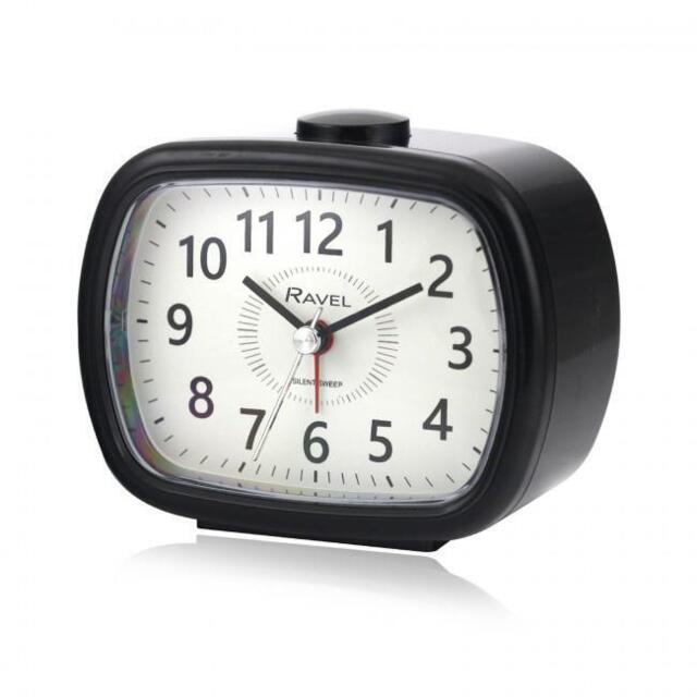 Ravel Mid Sized Bedside Quartz Analogue Alarm Clock Rc042 -multiple by ...