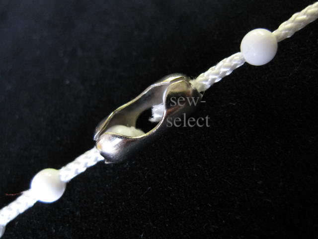 2 Metal Roller Blind Chain Connectors - Silver Beaded Chain Joiner by ...