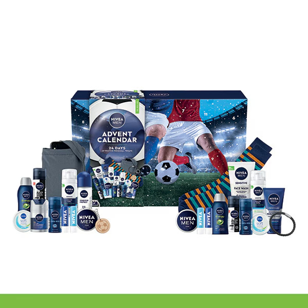 Nivea For Men's Advent Calendar Gift Set Christmas Hamper 2025 Uk by ...