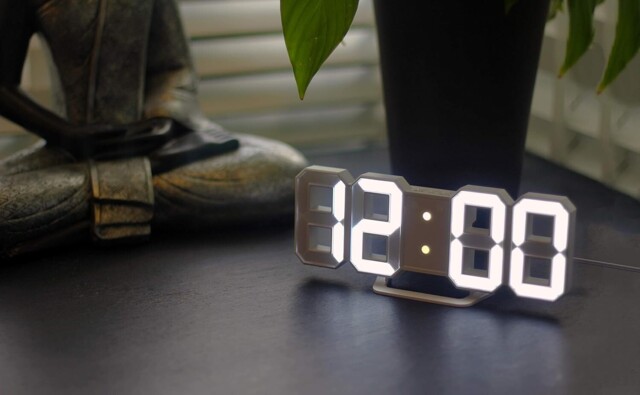 Led 7 Segment Display Digital Clock - Freestanding Or Wall Mounted by ...