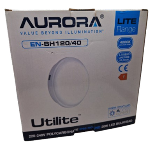Aurora Enlite Indoor Bulkhead Led Ceiling Light Wall Lamp Ip65 Cool by ...