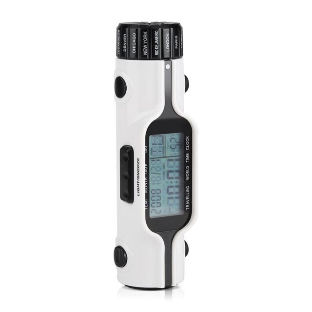 World Time Travel Clock 3 Bright Led's World Time Travel Alarm Clock by ...