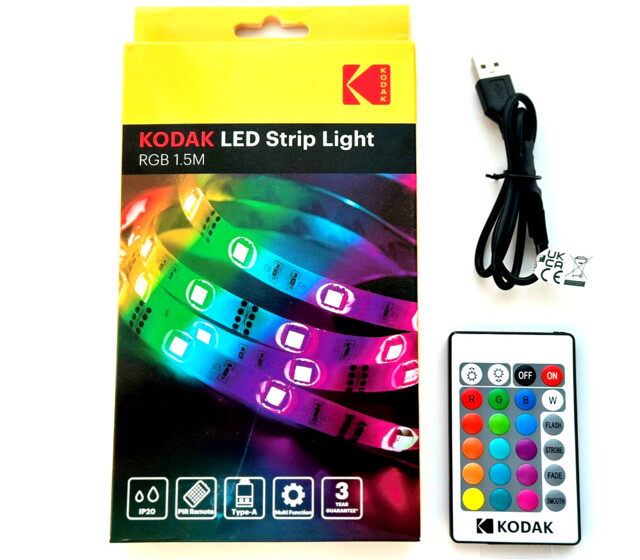 Kodak Led Strip Lights Rgb Lamp 1.5 M Soft Bar Light Halloween Theme by ...