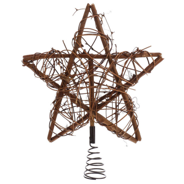 1 Pc Hanging Star Cutout Star Shaped Lamp Rattan Star Tree Tops by eBay ...