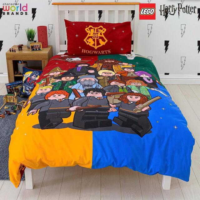 Lego Harry Potter Duvet Cover Wizard Reversible Bedding Set Official by ...