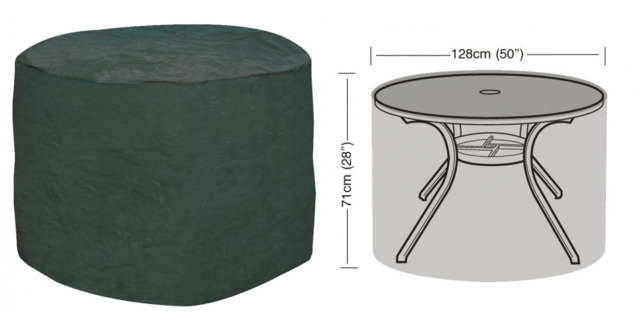 Garland W1164 Polyethylene Weather Proof 4-6 Seater Round Table Cover ...
