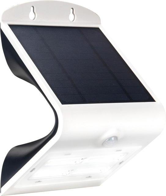 Luceco Lexs40b40-01 Solar Guardian Angled Wall Light Outdoor, With Pir ...