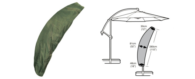Garland W3460 Garden Sail Parasol Weather Proof Cover - Green by eBay ...