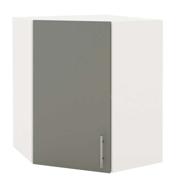 Jd Greta Kitchen Wall Corner Unit Storage Cabinet Cupboard – Grey Matt ...
