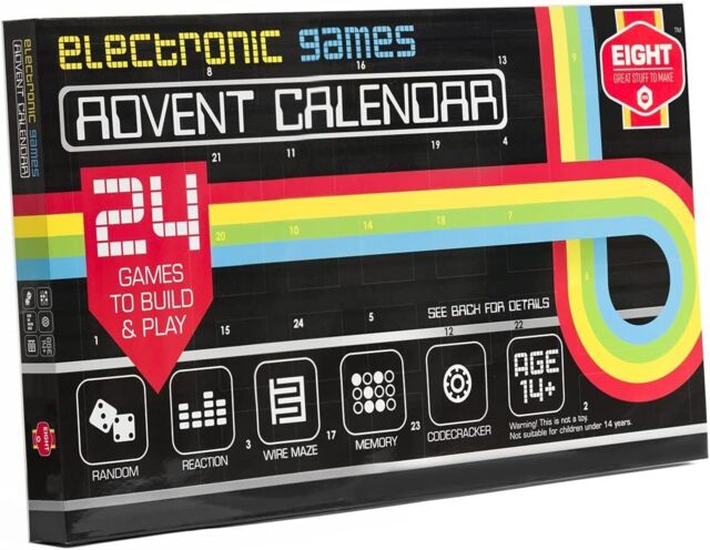 Build Your Own Electronic Games Advent Calendar Kit - 24 Games, Easy by ...