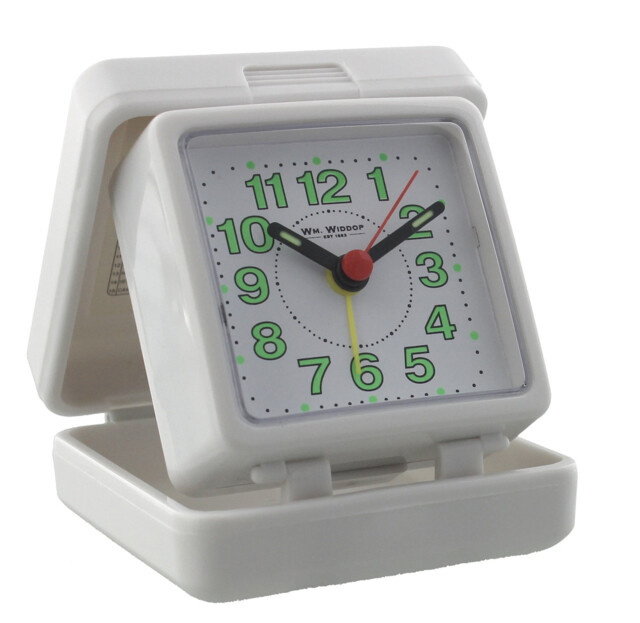 Wm.widdop Quartz Travel Alarm-all White Case&dial + B by eBay ...