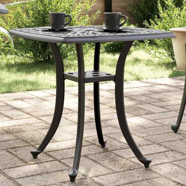 Garden Table Outdoor Dining Table Balcony Side Table Cast Aluminium by ...