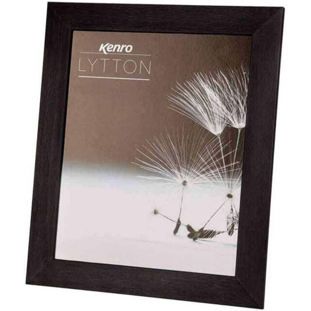 Kenro Lytton 6x4 Wood Photo Frame - Black by eBay | ufurnish.com