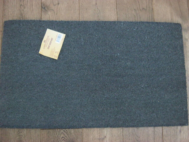 Groundsman Pvc Backed Coir Door Mat Doormat Door Mat Plain Grey by eBay ...