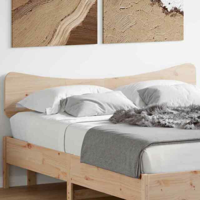 Headboard Bedroom Home Bed Header Bed Headboard Panel Solid Wood Pine ...