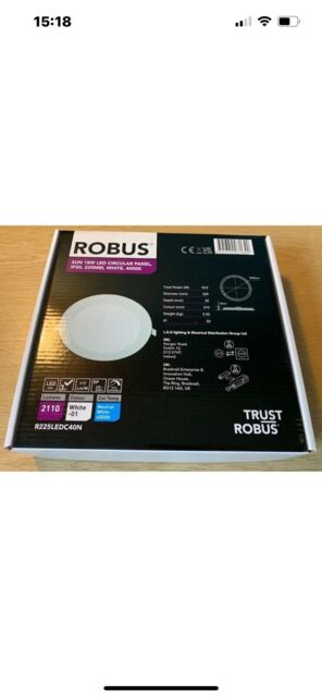 Robus Sun 18w Led Circular Ip20 225mm 4000k White Ceiling Light - by ...
