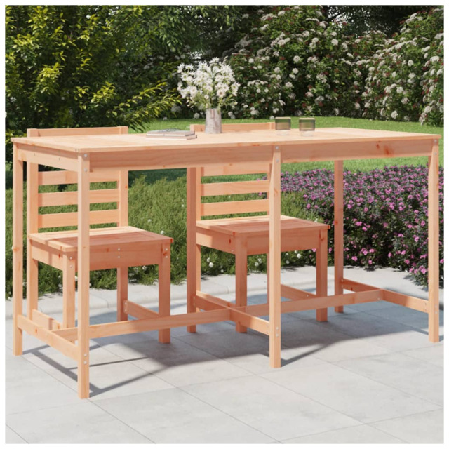 Natural Douglas Solid Pine Garden Table 203.5x90x110 Cm Outdoor by eBay ...