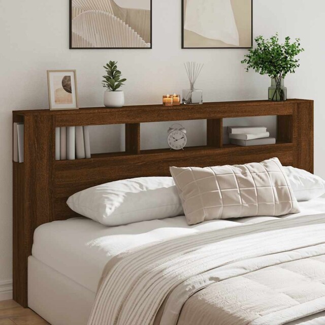Led Headboard Bed Header Bedroom Storage Bed Headboard Engineered Wood ...