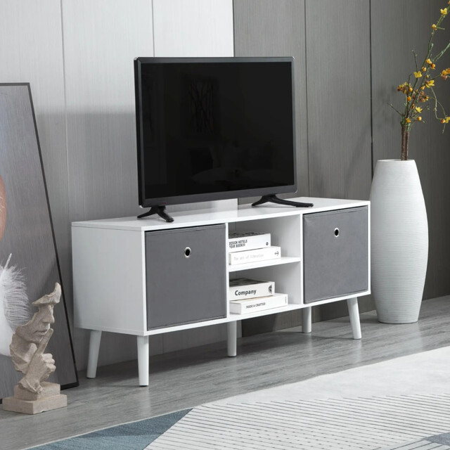 Tv Cabinet Stand Unit Entertainment Centre Television Bench Drawer by ...