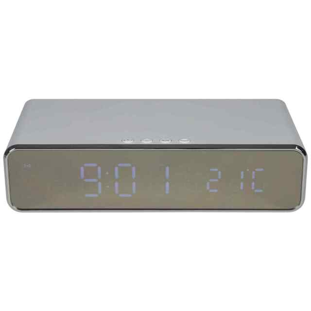 Av Link Wireless Fast Charging Digital Alarm Clock (white) by eBay ...