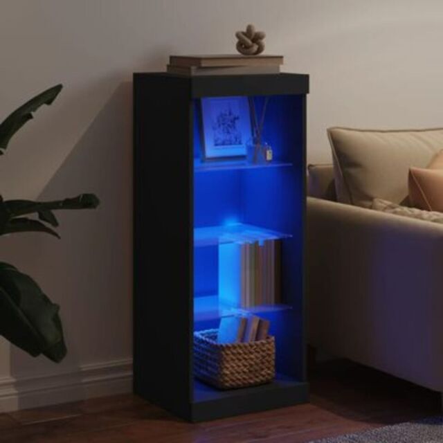 Sideboard Cabinet Home Display Storage Cupboard Buffet Rgb Led Lights ...