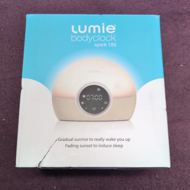 (sf) Lumie Bodyclock Spark 100 Wake-up Light Alarm Clock, New, Box by ...