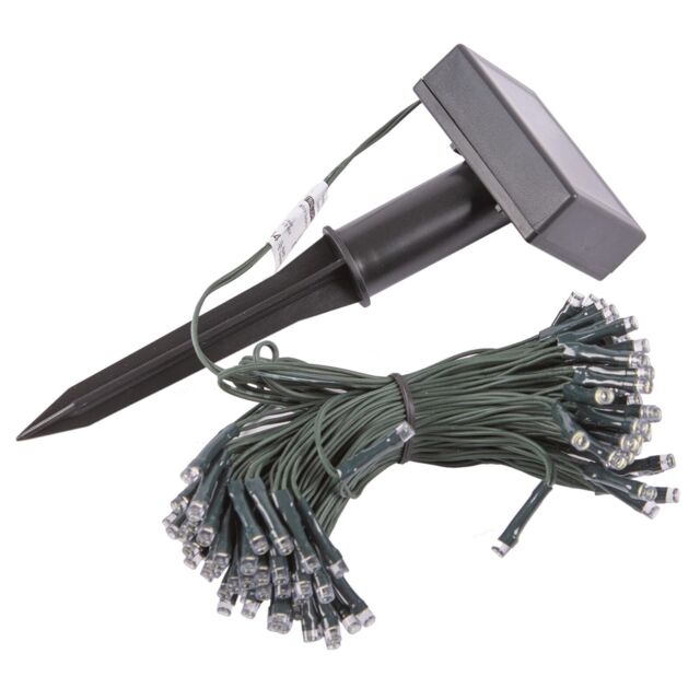 100pc X White Solar String Lights Set Outdoor Garden Solar-powered Led ...