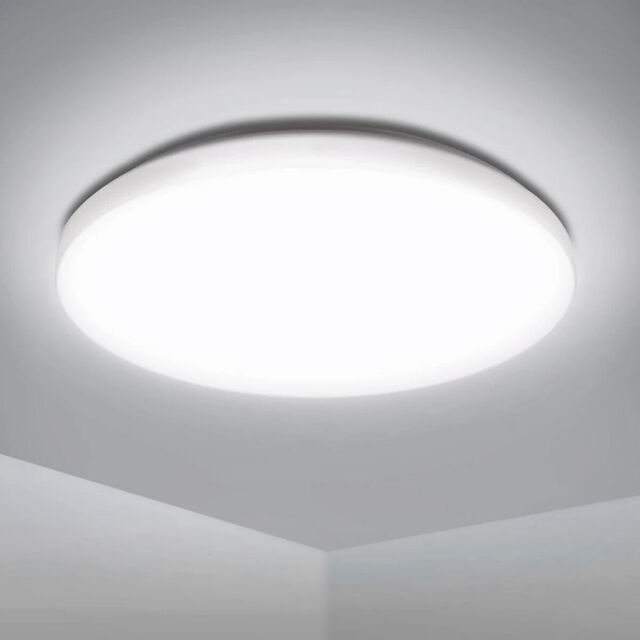 Extrastar 12w Led Round Surface Mount Integrated Ceiling Light Flush by ...