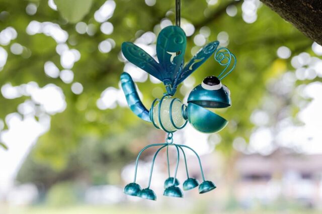 Bug Glow In Dark Hanging Ornament Garden Insect Tree Fence Decoration ...