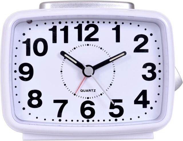 Acctim - Titan 2 Alarm Clock, Analogue, Snooze, Luminous & Backlight ...