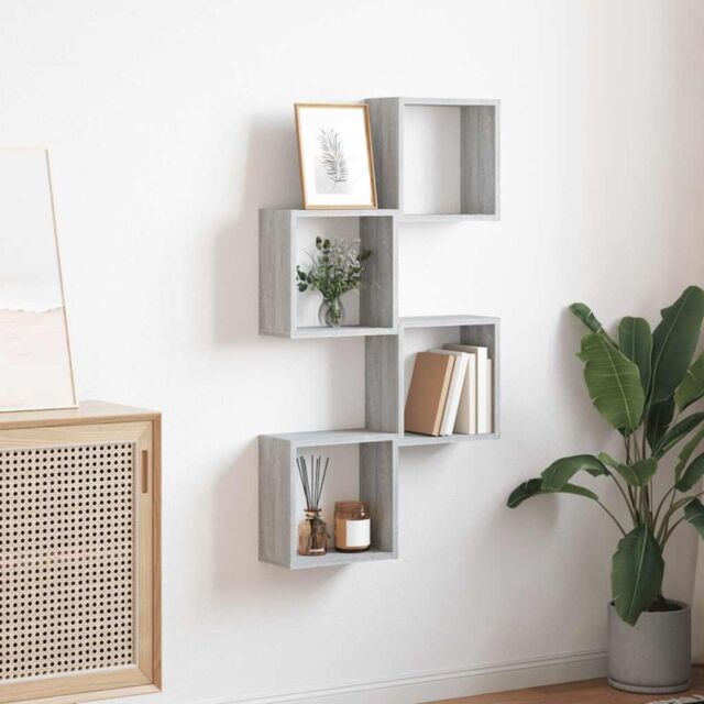 4 Pcs Wall Cube Shelves Floating Rack Storage Shelf Display Shelf Wall ...