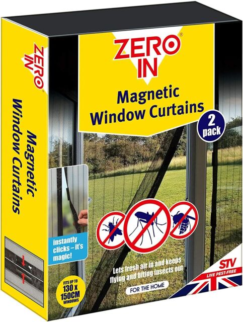 2xzero In Magnetic Window Insect Fly Wasp Curtains Snap-shut,easy by ...